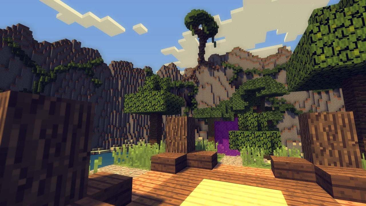 5 Island Server Loby Minecraft Map