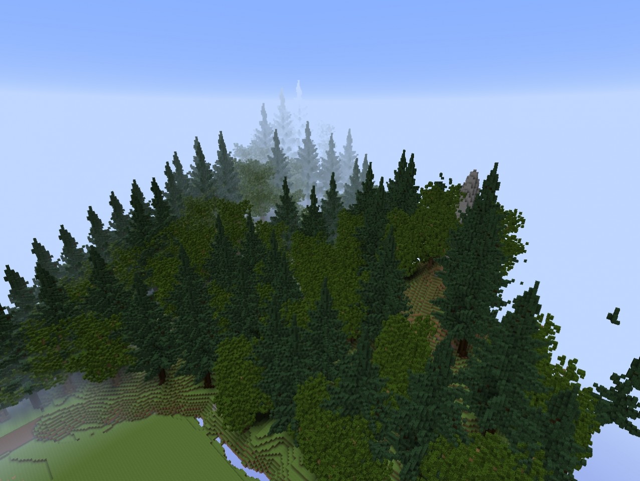 Slope Ski / Bike Park Minecraft Map