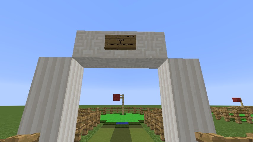 Working Golf Course In Minecraft! Minecraft Map