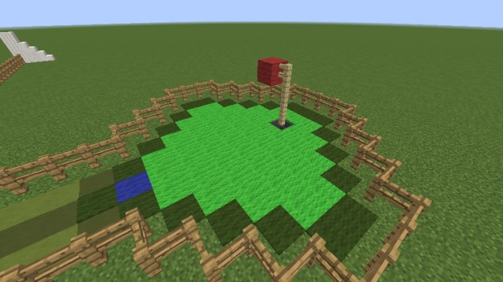 Working Golf Course In Minecraft! Minecraft Map