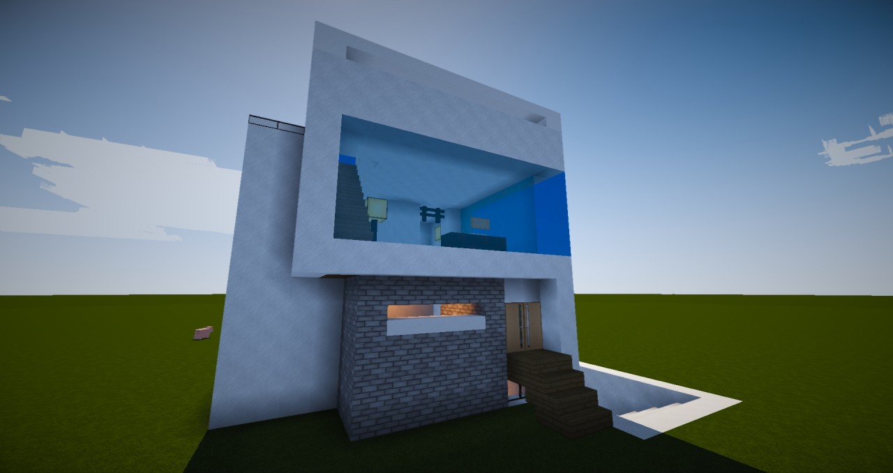 Small Modern House Minecraft Map