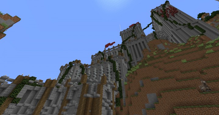 the fallen castle Minecraft Map