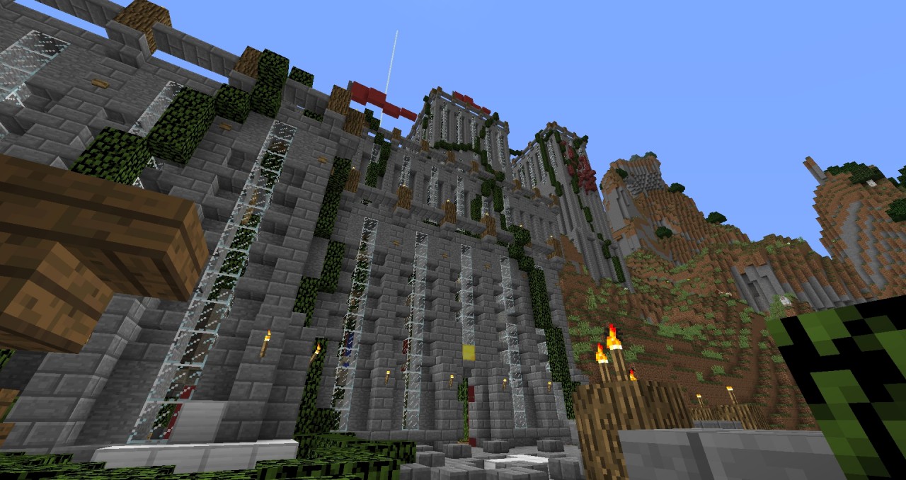 the fallen castle Minecraft Map