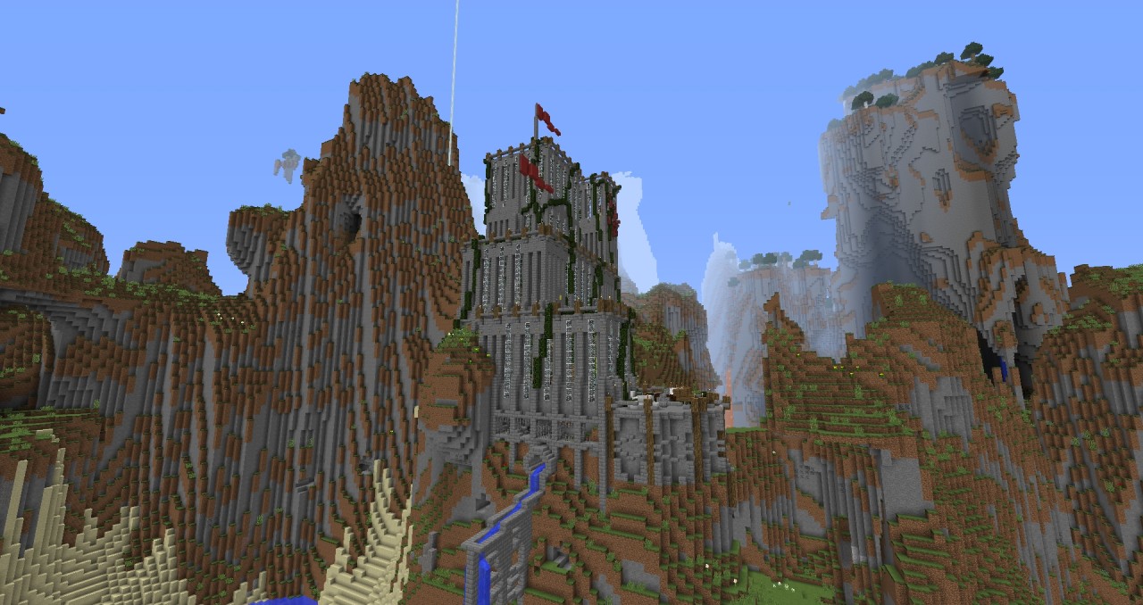 the fallen castle Minecraft Map