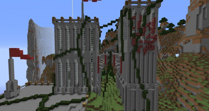 the fallen castle Minecraft Map