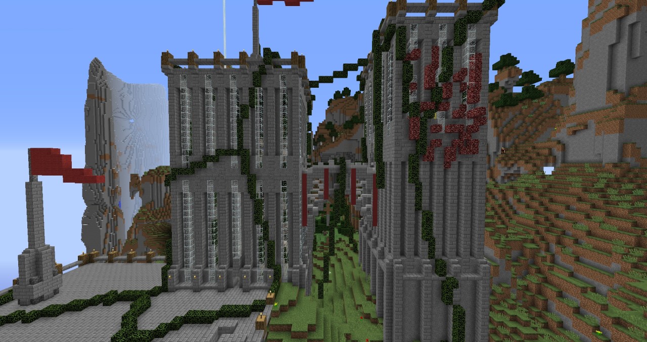 the fallen castle Minecraft Map