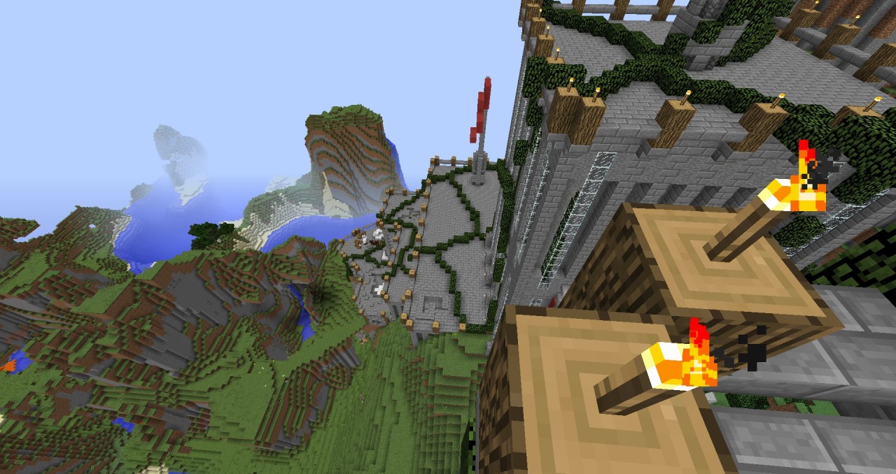 the fallen castle Minecraft Map