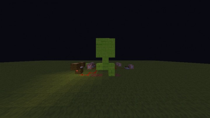 Moving Creeper Minecraft Map