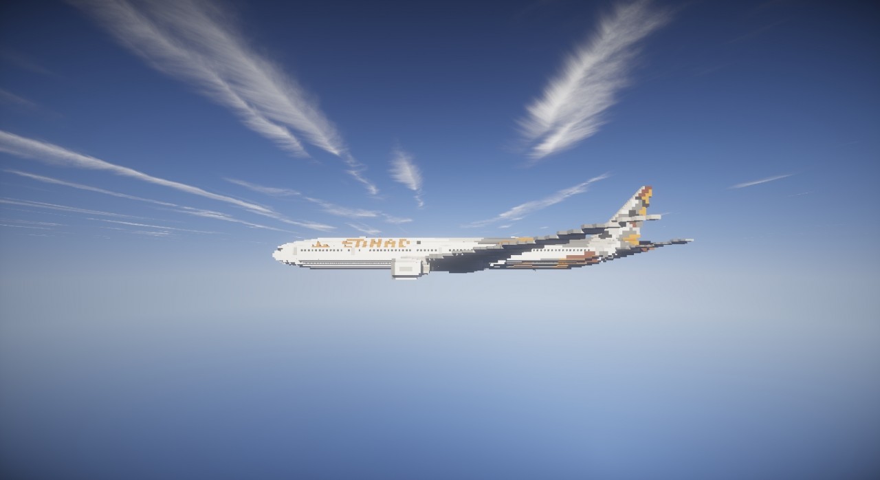 Boeing 777-300ER | Etihad Airways Minecraft Map