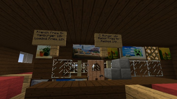 Arnold's Drive-In from Happy Days! Minecraft Map