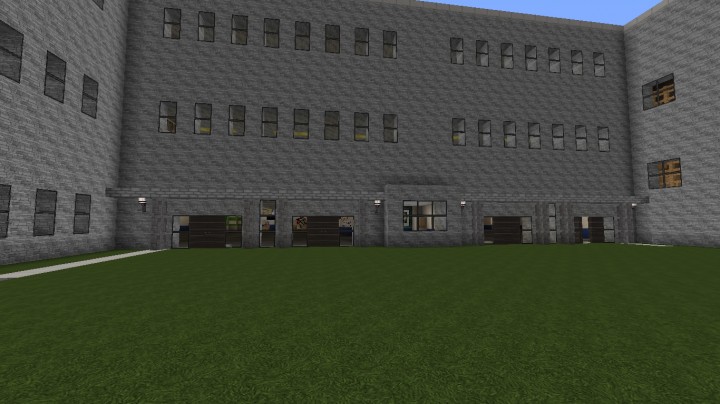 Modern School Center Minecraft Map