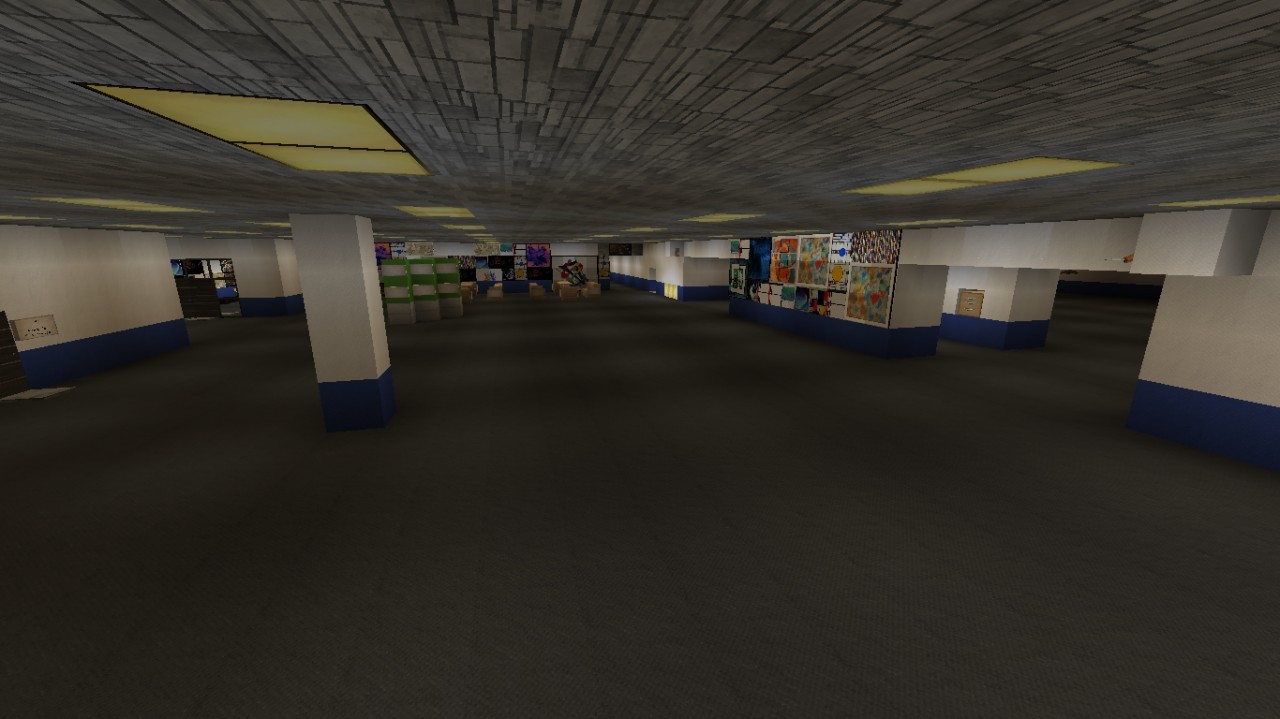 Modern School Center Minecraft Map