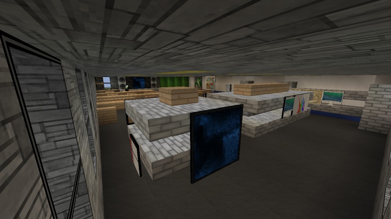Modern School Center Minecraft Map