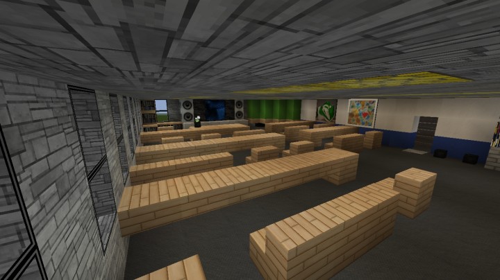 Modern School Center Minecraft Map
