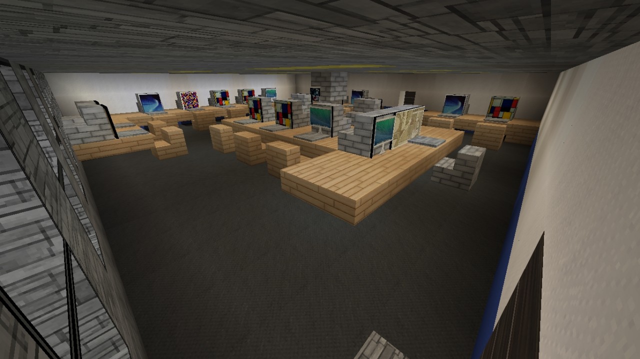 Modern School Center Minecraft Map