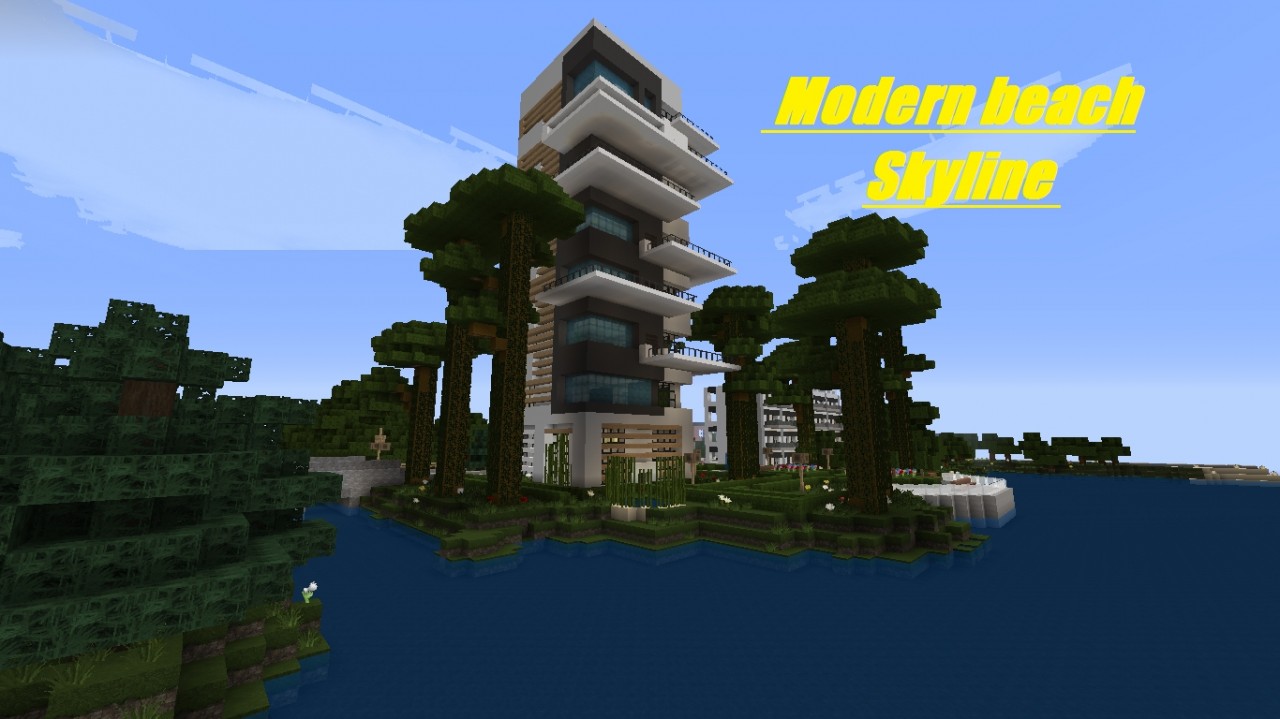 Beach area Minecraft Map