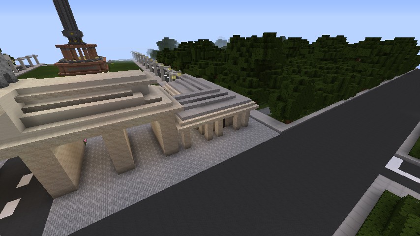 Brandenburg gate Minecraft Map
