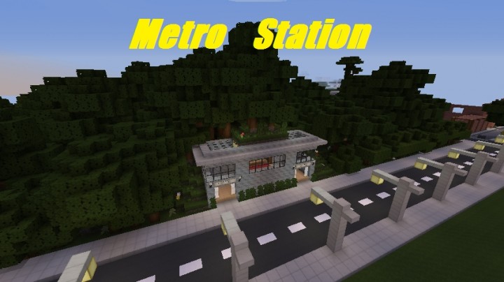 Metro Station Minecraft Map