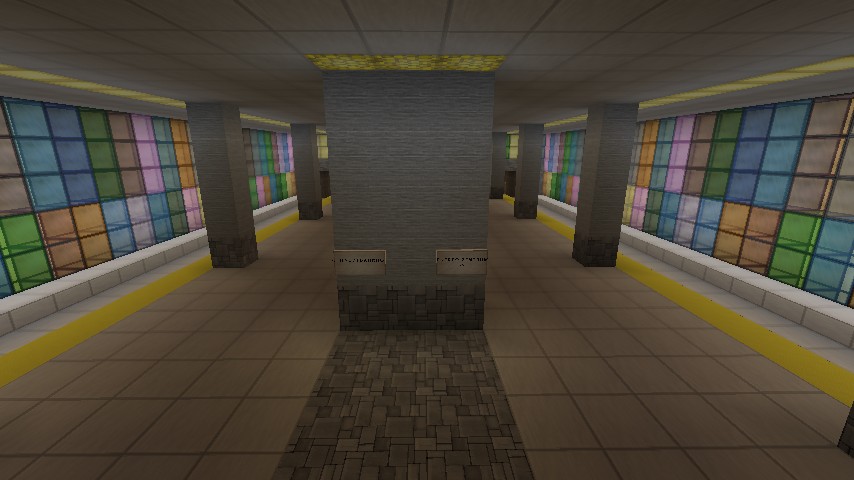 Metro Station Minecraft Map