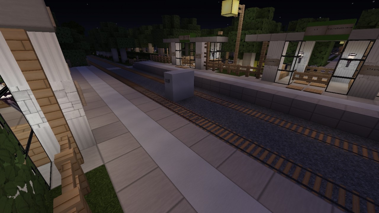 Modern Train Station Minecraft Map