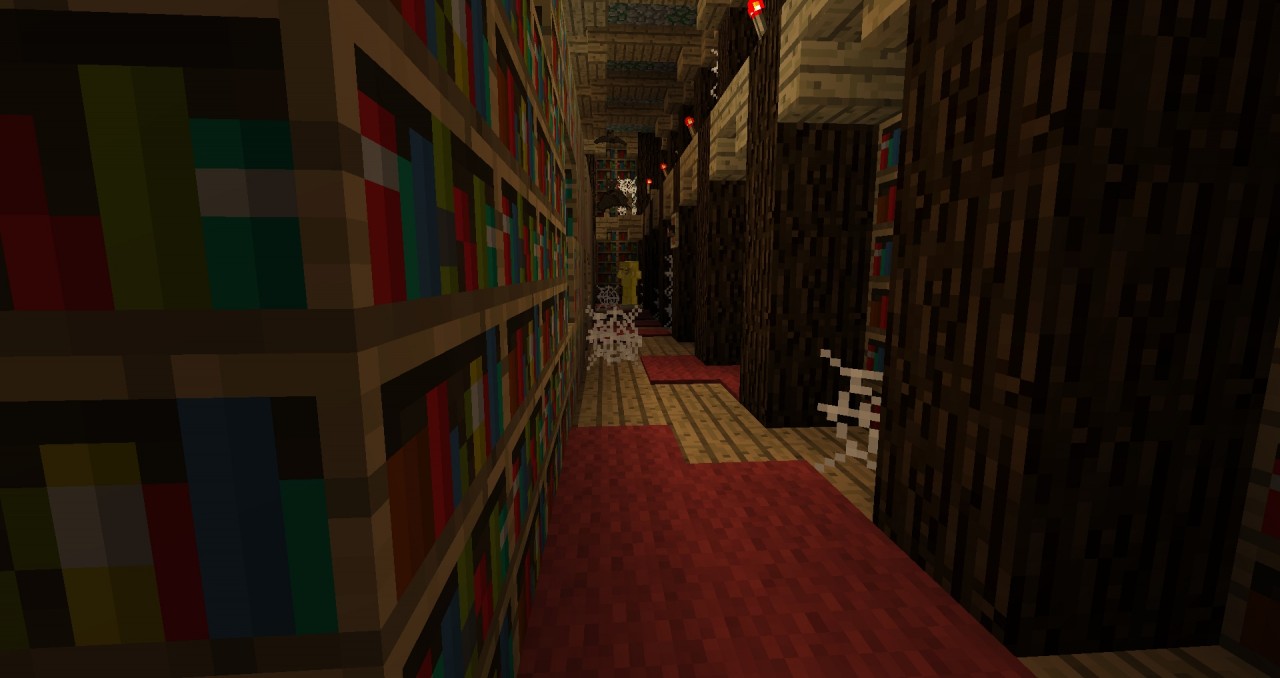 PVP Arena bibliothek Minecraft Map