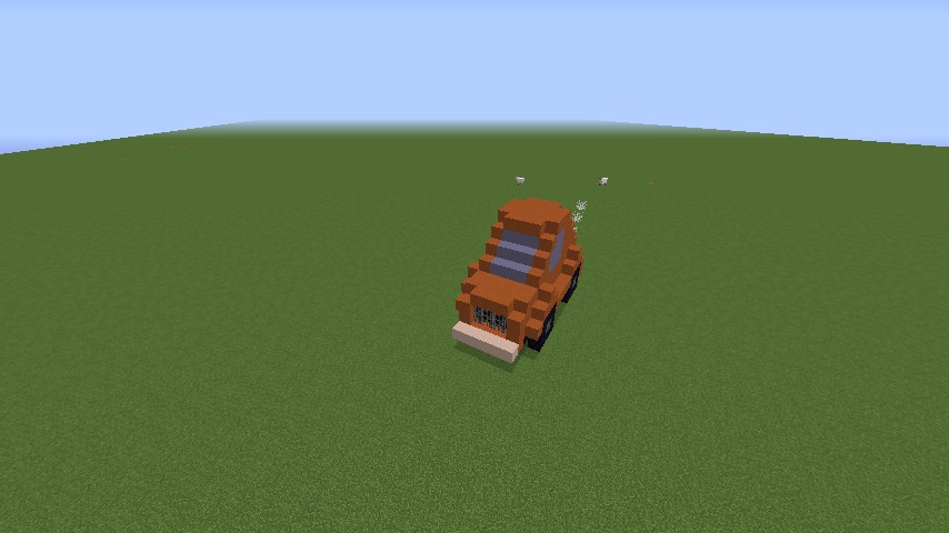 3D car Minecraft Map