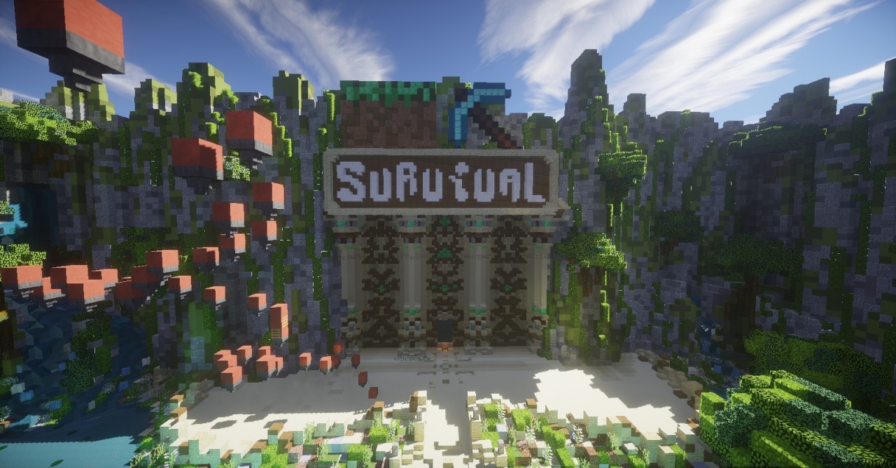 ~ Sandstone Styled Lobby [Downloadable] ~ Minecraft Map