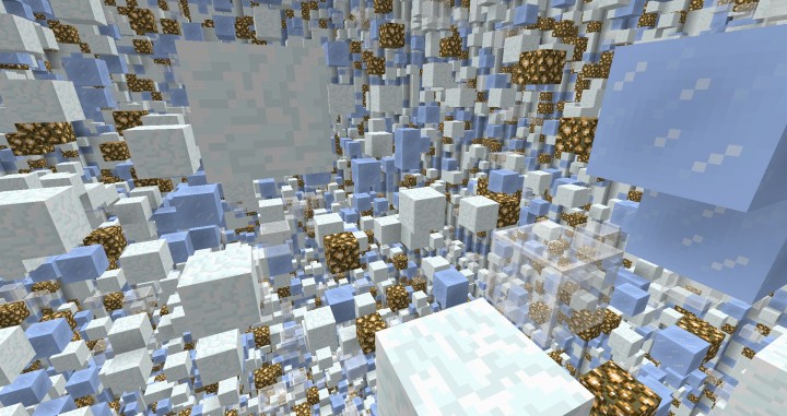 Jumpdown Snow Minecraft Map