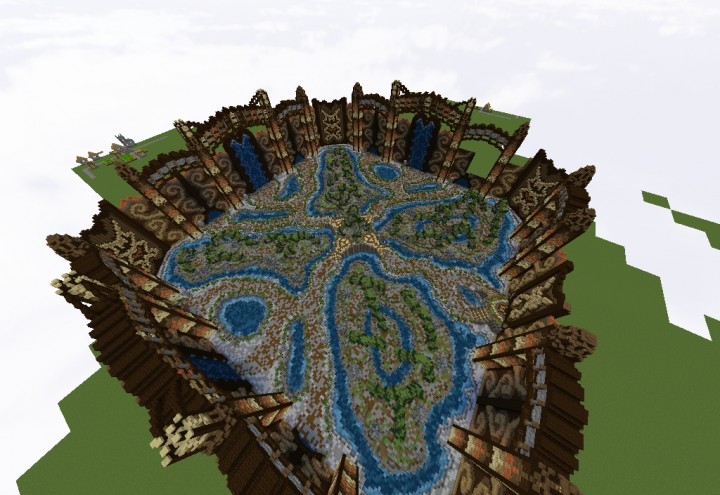 Fantastic Hub! [400x400] Minecraft Map