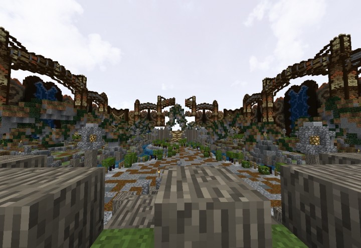 Fantastic Hub! [400x400] Minecraft Map