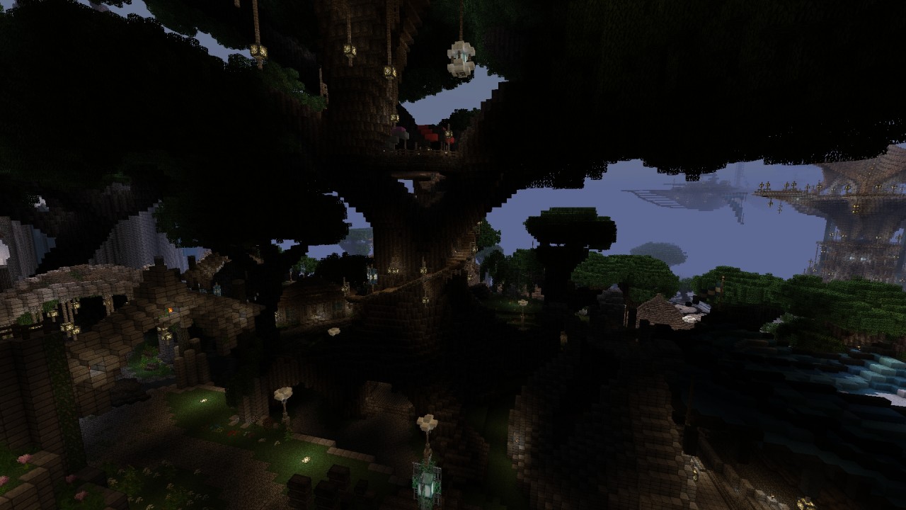 Legendary High Elven City of Elen'dor Minecraft Map