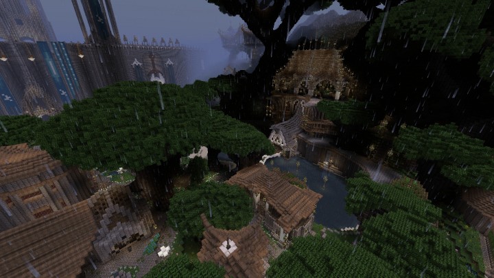 The Legendary High Elven City of Elen'dor (part 2) Minecraft Map