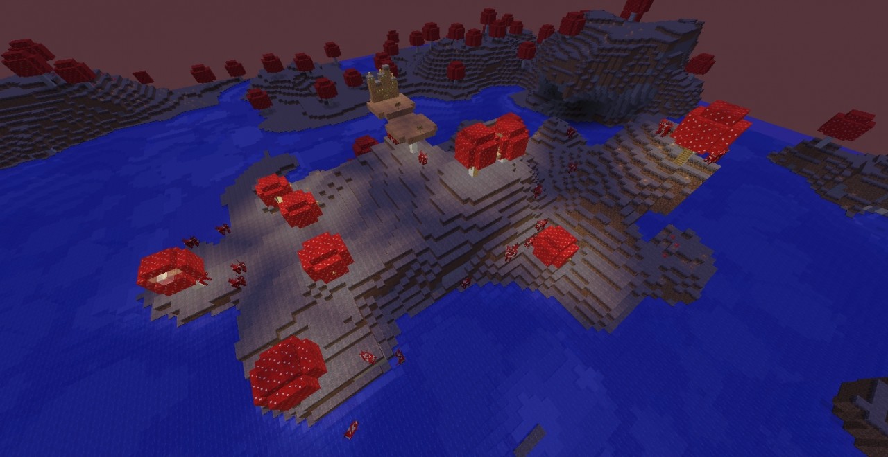 Shroom Land (Mushroom Town) Minecraft Map