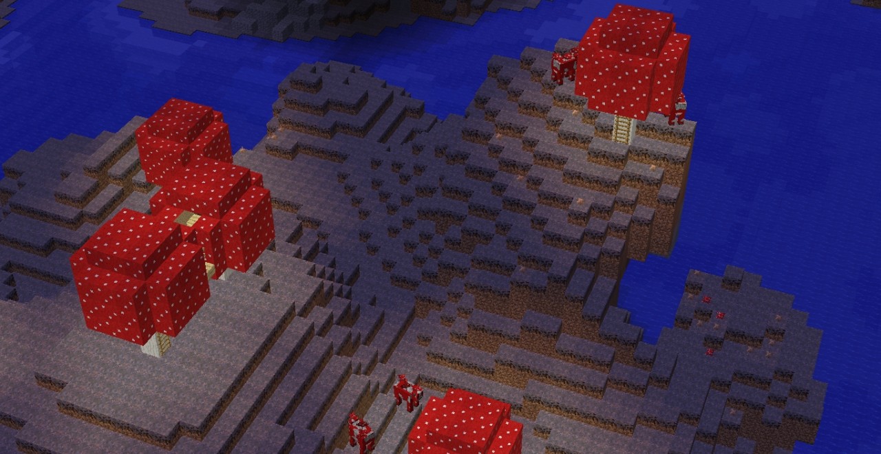 Shroom Land (Mushroom Town) Minecraft Map