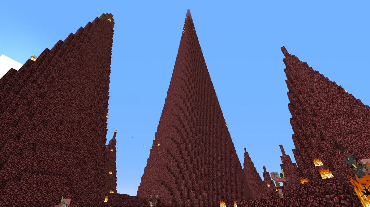 Nether Pillars Minecraft Map