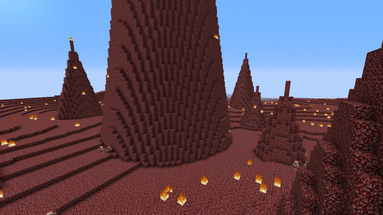 Nether Pillars Minecraft Map