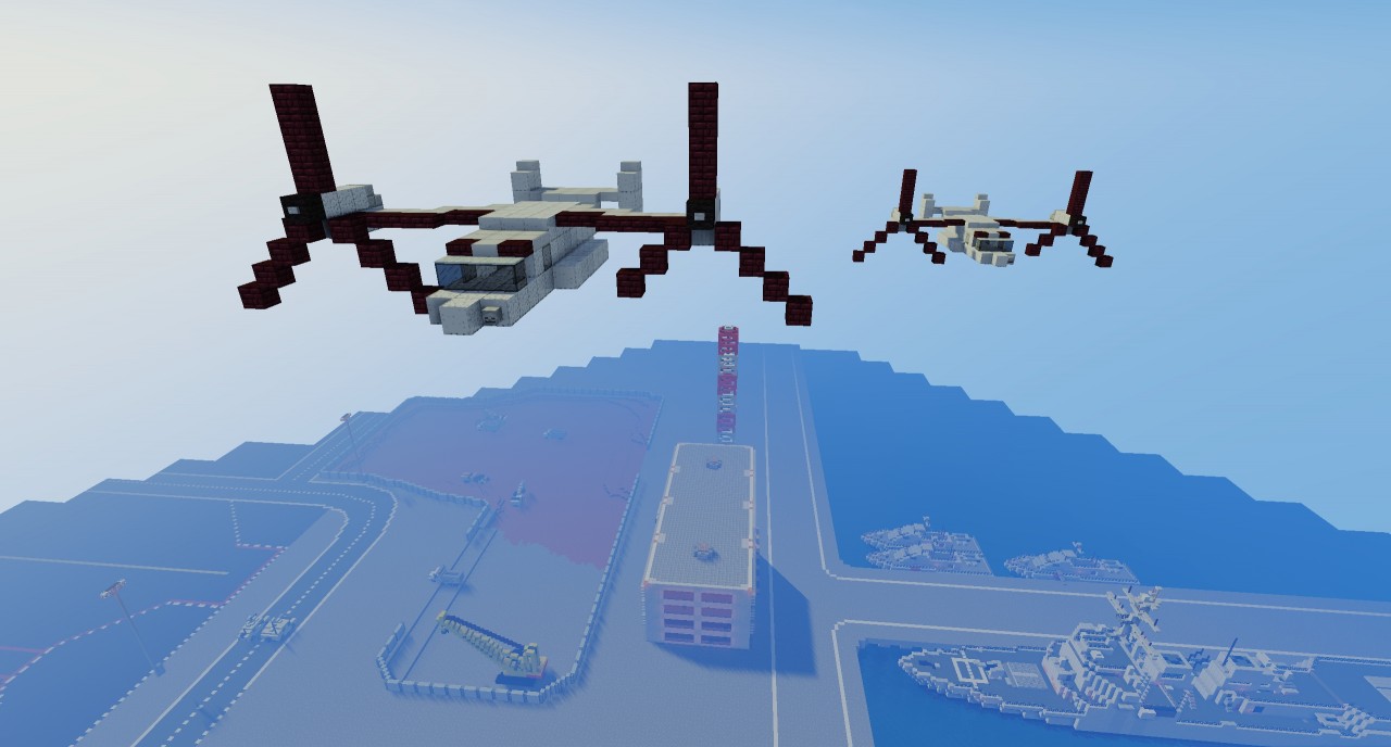 V-22 Osprey Minecraft Map
