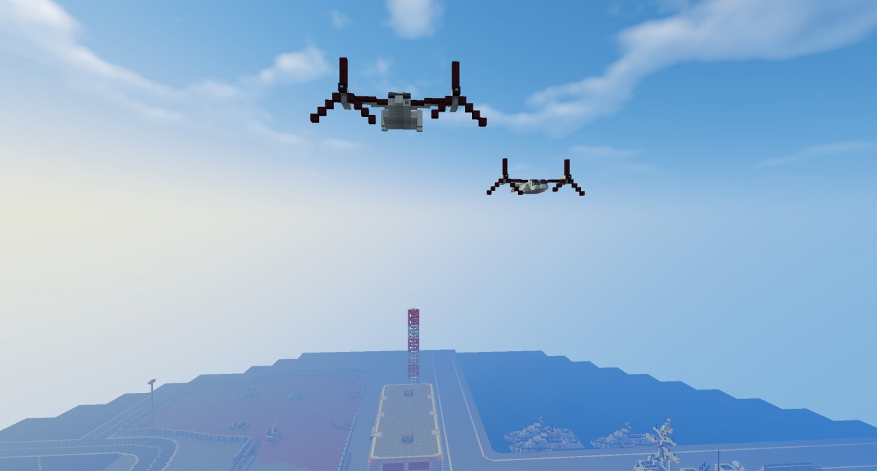 V-22 Osprey Minecraft Map