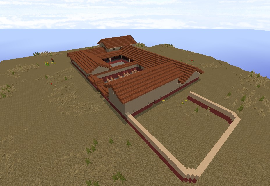 Roman Villa Rustica, Boscoreale Minecraft Map
