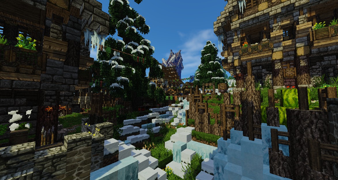 Silver Creek - Epic Nordic Village Minecraft Map