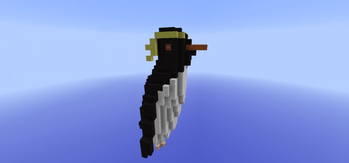 Giant penguin statues [scale 50:1] Minecraft Project