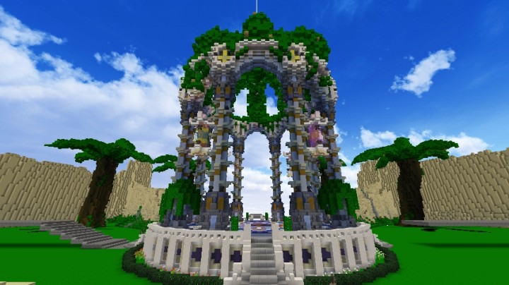 BUILDING THIS HUB SNEAK PEAK OF IT Minecraft Map