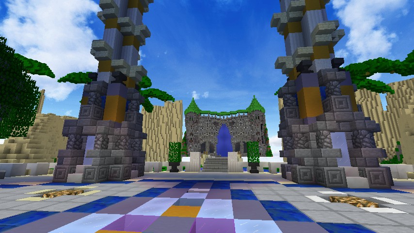 BUILDING THIS HUB SNEAK PEAK OF IT Minecraft Map