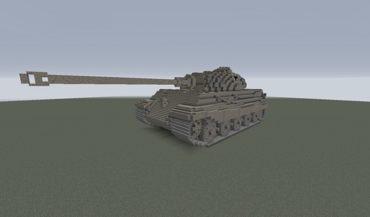 Tiger II (10:1 scale) Minecraft Map