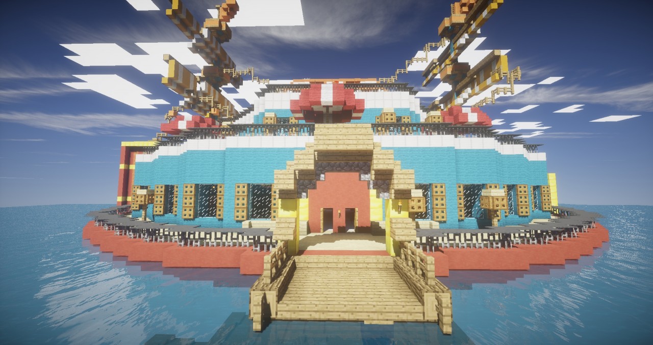 '' Baratie '' バラティエ One Piece Minecraft Map