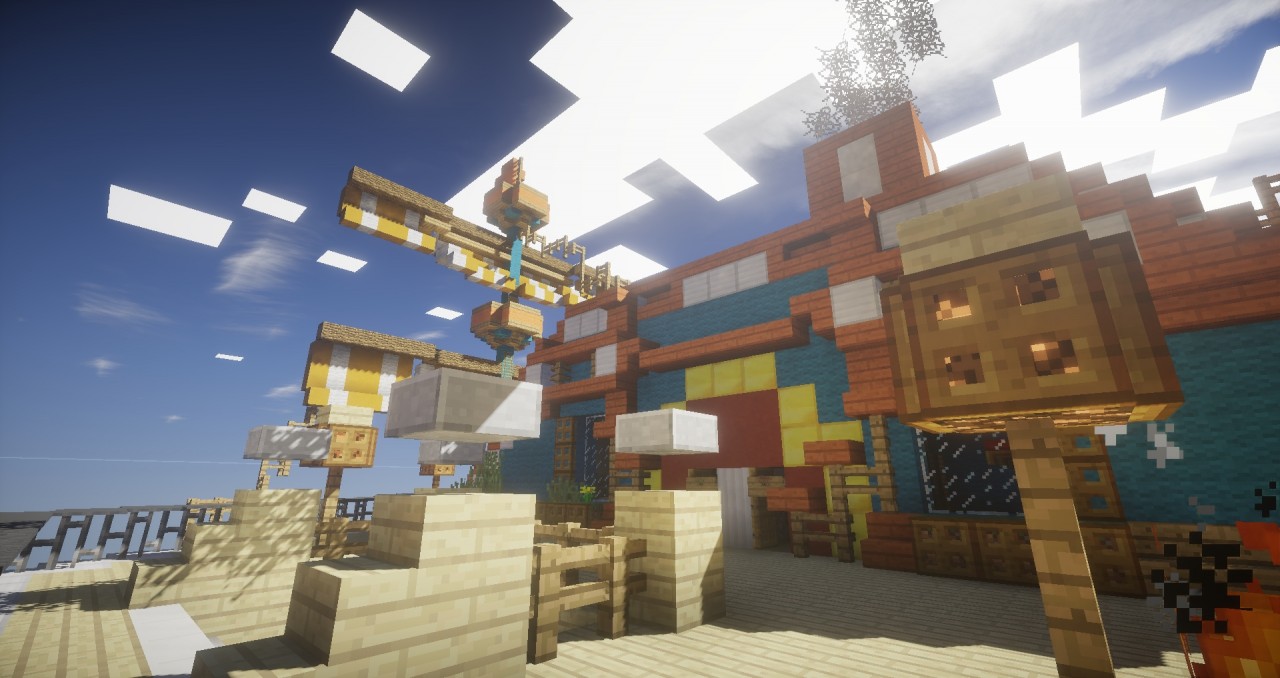 '' Baratie '' バラティエ One Piece Minecraft Map