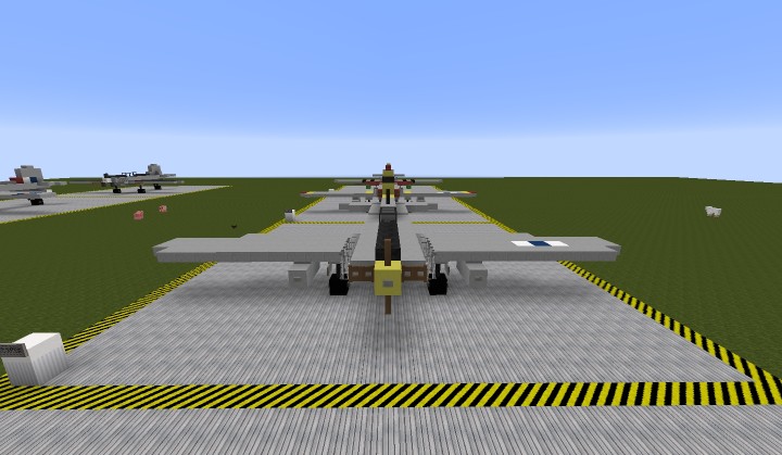 North American P-51 Mustang Family Minecraft Map