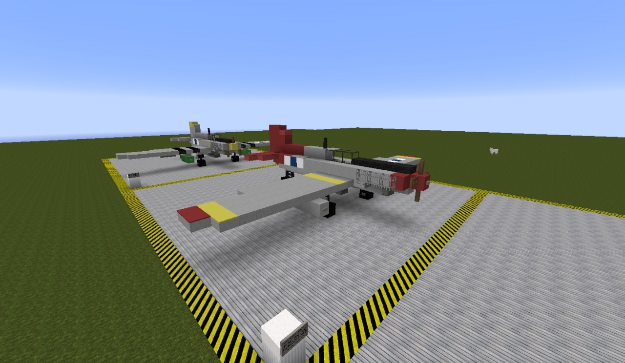 North American P-51 Mustang Family Minecraft Map
