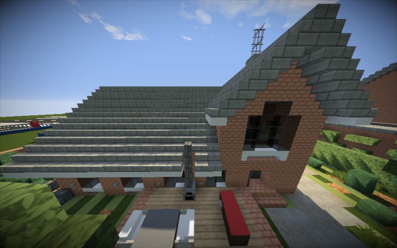 FoxRiver builds-British Suburban House Minecraft Map