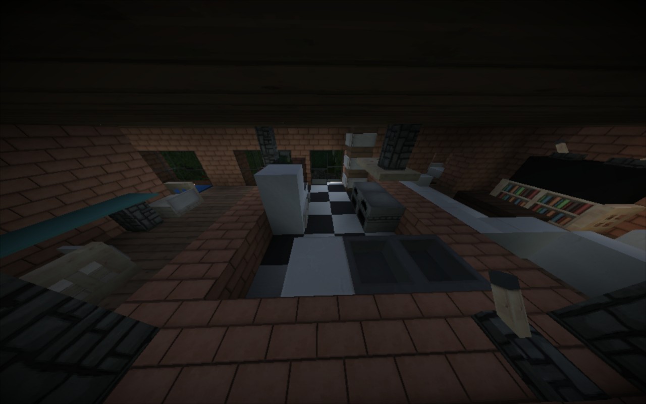 FoxRiver builds-British Suburban House Minecraft Map